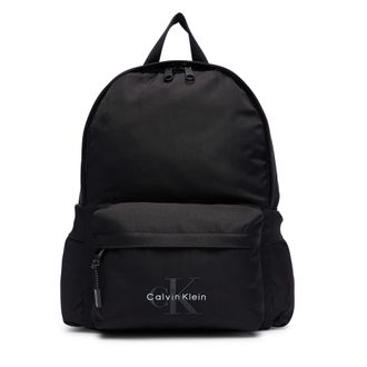 Calvin Klein Jeans Rucksack Calvin Klein Jeans Solid Monologo Backpack IU0IU00731 Schwarz