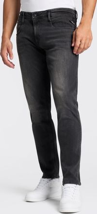 Replay Slim-fit-Jeans REPLAY ANBASS, Herren, Gr. 30, L&auml;nge 34, schwarz (schwarz delav&egrave;), Denim/Jeans, Obermaterial: 99% Baumwolle, 1% Elasthan, slim fit norm