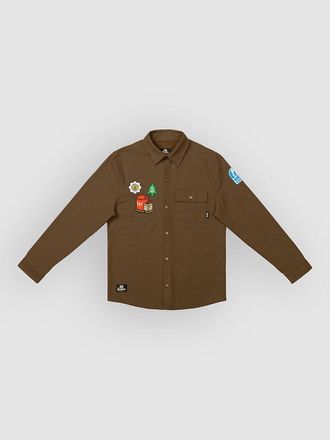 THE DUDES Campfire Chemise marron