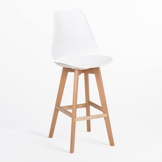 Sklum 2er Set Barhocker (76 cm) Nordic Weiss