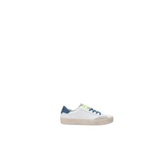 Sun 68 Homme, Chaussures, Blanc, Taille: 43 EU Street Leather Baskets