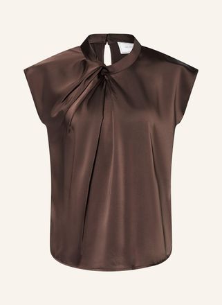 Neo Noir Neo Noir Blusenshirt Fleur Aus Satin braun
