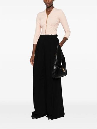 Elisabetta Franchi Structured Tweed Blazer - Beige