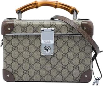 Gucci Sac Vanity Pre-owned - Femme - Pre-owned - Beige - Taille: ONE Size