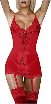 Generic Cocila Ventes Flash en Cours Et Soldes Dessous Grande Taille Sexy Lingerie Femme Paillettes Tenue Serveuse Sexy Femme Body Erotique Grande Taille sous