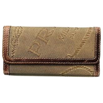 Prada Porte-cl&eacute;s en cuir Pre-owned - Femme - Pre-owned - Brun - Taille: ONE Size