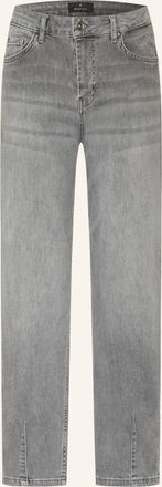 Monari Monari Barrel Jeans Mit Schmucksteinen grau