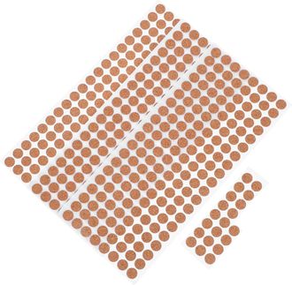 Hemobllo VILLFUL 500 Selbstklebende rutschfeste Korkpads 10mm Rund Sto&szlig;d&auml;mpfende M&ouml;belgleiter aus Kork Hitzebest&auml;ndig Ger&auml;uschd&auml;mpfend f&uuml;r Schubladen Schrankt&uuml;