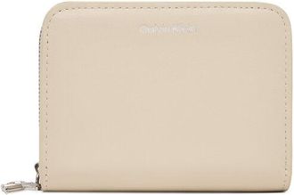 Calvin Klein Geldb&ouml;rse Ck Medium Flap Zip Around LV04F1075G Creme