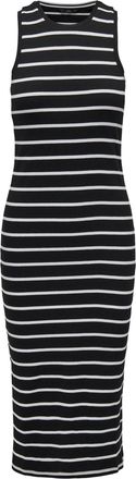 Only Onlbelfast Stripe S/L Mididress JRS Noos
