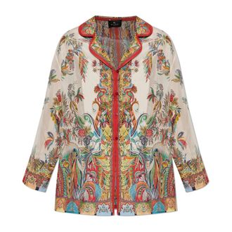 Etro Femme, Blouses et Chemises, Multicolore, Taille: 38 FR Chemise en soie