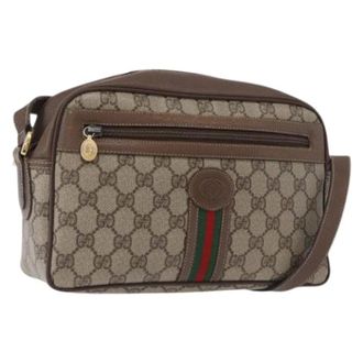 Gucci Sac bandouli&egrave;re GG Canvas Vintage Pre-owned - Femme - Pre-owned - Beige - Taille: ONE Size