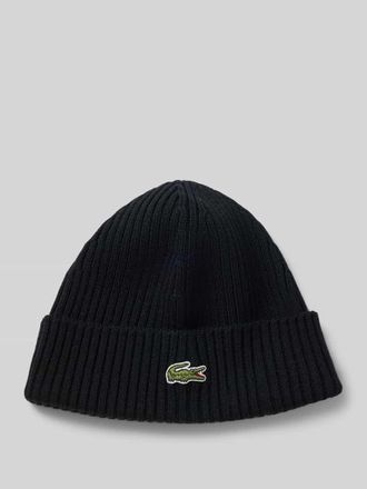 Lacoste M&uuml;tze aus reiner Wolle