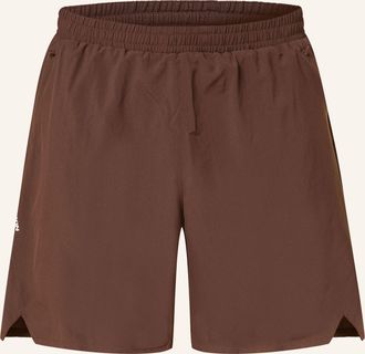 Salomon 2-In-1-Laufshorts Shkout braun