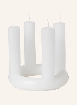 Broste Copenhagen Broste Copenhagen Kerze Lucille weiss