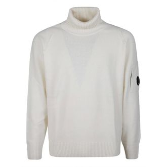 C.P. Company C.p. Company, Herren, Strickwaren, Wei&szlig;, LGr&ouml;&szlig;e