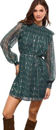 Lipsy Minikleid Lipsy Hochgeschlossenes Langarm-Minikleid, Regular (1-tlg)