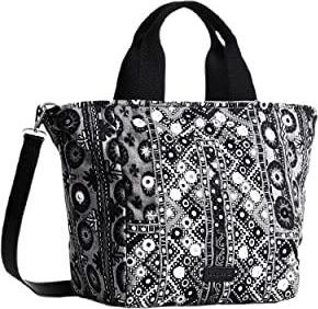 Desigual Bols_Bohemian Flaire Vald, Sac de Courses Femme, Noir, Einheitsgröße