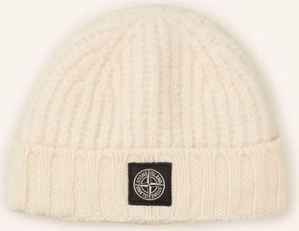 Stone Island M&uuml;tze Mit Alpaka weiss