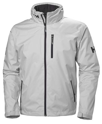 Helly Hansen Herren Crew Midlayer Jacke mit Kapuze, Grauer Nebel, L