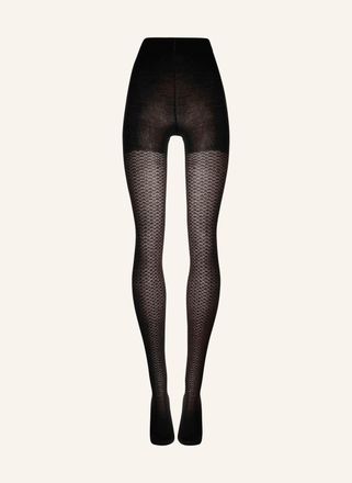 Wolford Wolford Tights Merino Pattern Tights schwarz
