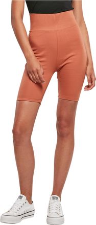 Urban Classics Damen Shorts Ladies High Waist Cycle Shorts Terracotta XL