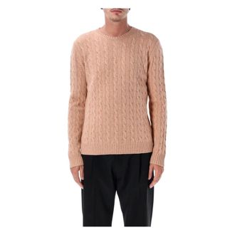 Valentino Garavani Pulls &agrave; col rond - Homme - Pulls - Beige - Taille: L