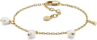 Emporio Armani Damenarmband aus Sterlingsilber mit Karabiner- oder Schieberverschluss, Helles Gold