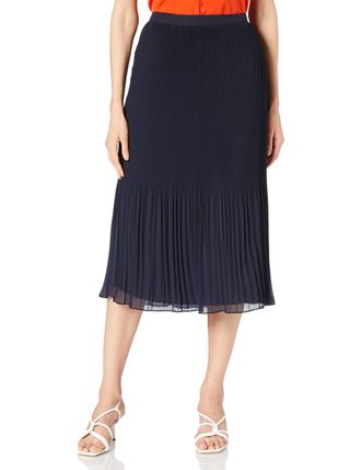 Esprit Collection Damen Rock 031eo1d305, 400/Navy, 42