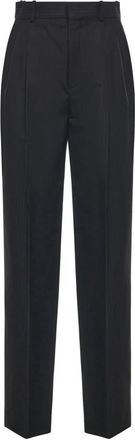 Chlo&eacute; Femme, Pantalons, Noir, Taille: 36 FR Pantalon large taille haute