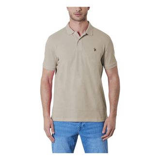 U.S.Polo Association U.s. Polo Assn., Homme, Tops, Beige, Taille: M King Polo