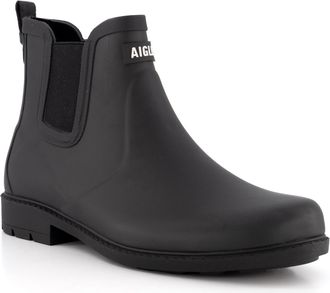 Aigle Herren Chelsea Boots schwarz Gummi