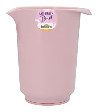 RBV BIRKMANN Colour Bowls, R&uuml;hrbecher, 1, Liter, kratzfest, standfest, nachhaltig, rosa, 708105