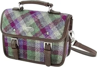 Glen Appin Femme FR Sac &agrave; bandouli&egrave;re, Col 133 Vert/Puple, s