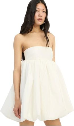 Rotate Rotate Birger Christensen, Femme, Robes, Blanc, Taille: 38 FR Robes