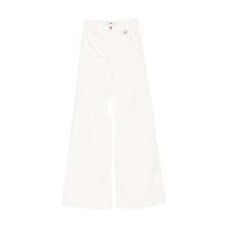 Elisabetta Franchi Damen, Hosen, Beige, W25Gr&ouml;&szlig;e