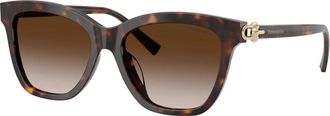 Tiffany & Co. unisex, Accessoires, Brun, Taille: 54 MM Lunettes de soleil