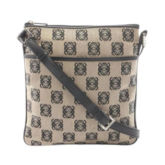 Loewe Pre-owned Canvas Shoulder Bag - - Pre-owned - Damen - Beige - ONE SIZE