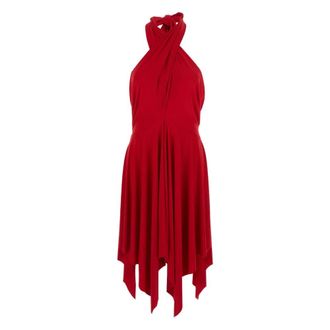 Norma Kamali Femme, Robes, Rouge, Taille: 38 FR Robe &Eacute;l&eacute;gante Rouge Aw25
