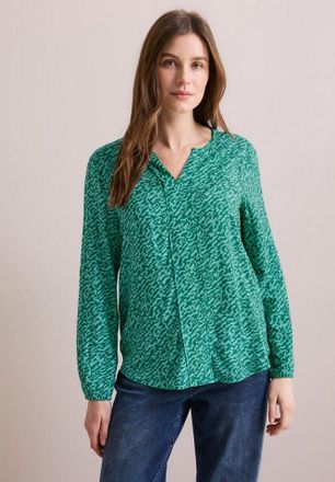 Cecil Langarmbluse mit grafischem Muster