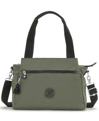 Kipling Elysia Mittelgroße Schultertasche, Schultertaschen, Green Moss (Grün)