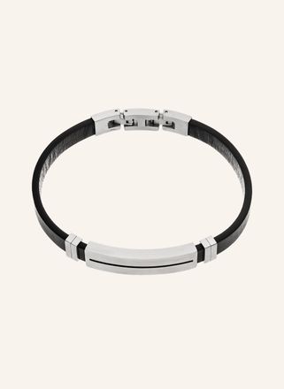 s.Oliver S.Oliver Armband Aus Echtleder schwarz