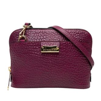 Burberry Pre-owned Harrogate Umh&auml;ngetasche - - Pre-owned - Damen - Lila - ONE SIZE
