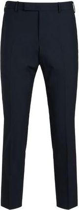 PT01 Pantalon droit &agrave; plis en laine vierge m&eacute;lang&eacute;e
