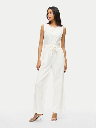 Vila Jumpsuit Prisilla 14104792 Weiß Regular Fit