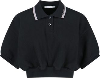 Alexander Wang Poloshirt - Schwarz