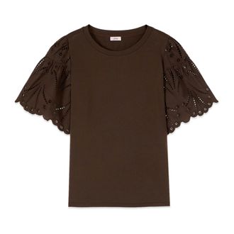 Oltre Damen, Blusen & Hemden, Braun, SGr&ouml;&szlig;e
