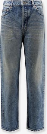 Saint Laurent Ankle midi blue denim jeans - SAINT LAURENT - gender_Woman