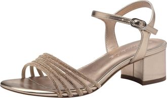 Tamaris Damen Sandalette mit Blockabsatz, rosa, 38 EU