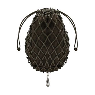 Savette Pochette en macram&eacute; - Femme - Sacs - Vert - Taille: ONE Size